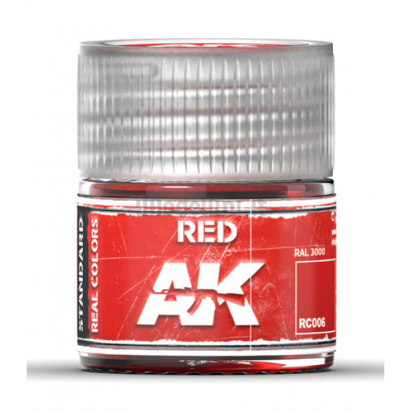 AK Interactive RC006 - Vernice Acrilica AK Real Colors Red 10ml