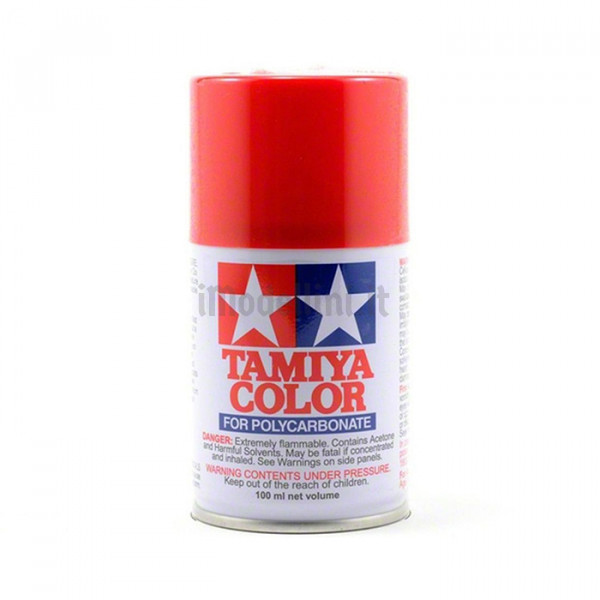 Tamiya PS02 - 86002 - Vernice Spray Tamiya PS-2 Red per Policarbonato