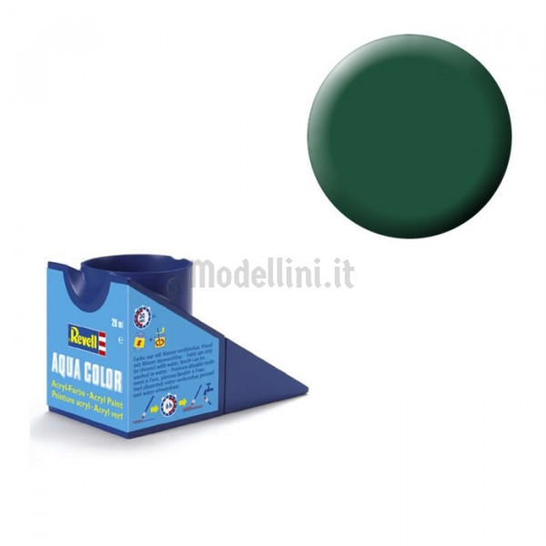 Revell 36139 - Vernice Acrilica Revell Aqua Color Dark Green Matt 18ml