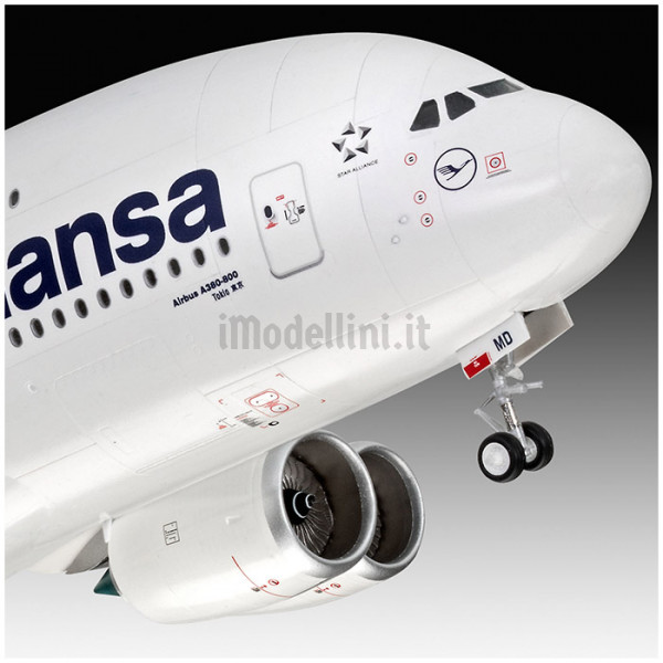 Revell 03872 - Kit Aereo Airbus A380-800 Lufthansa 1:144