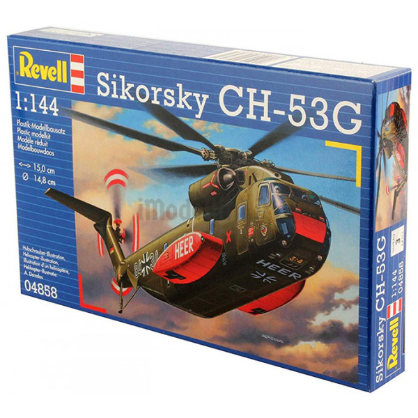 Revell 04858 - Kit Elicottero da Trasporto Pesante CH-53 G 1:144