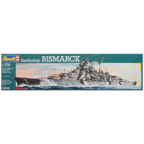 Revell 05098 - Kit Nave Corazzata Bismarck 1:700