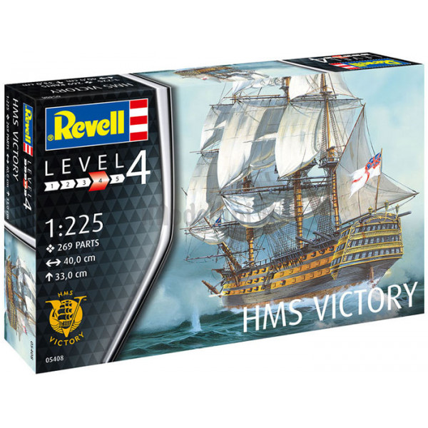 Revell 05408 - Kit Vascello HMS Victory Ammiraglio Nelson 1:225