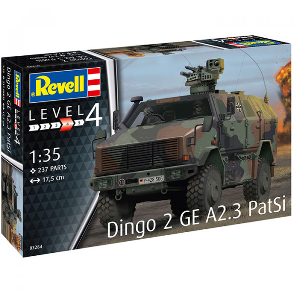 Revell 03284 - Kit Veicolo Militare Blindato ATF Dingo 2A3.1 1:35