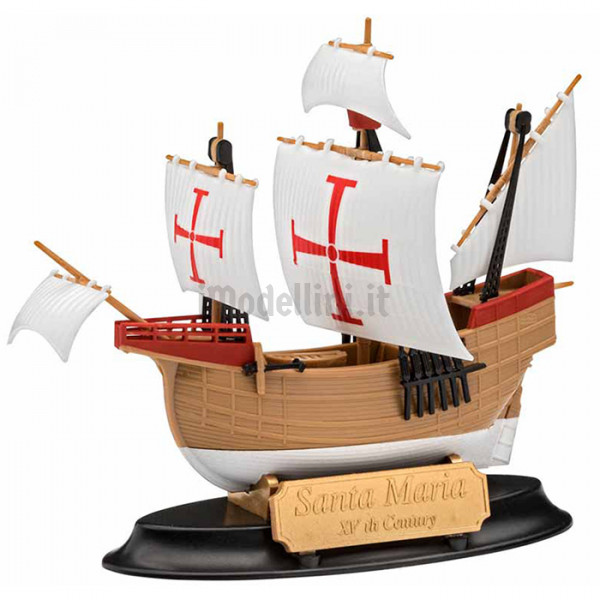 Revell 65660 - Model Set Caravella Santa Maria Easy-Click 1:350