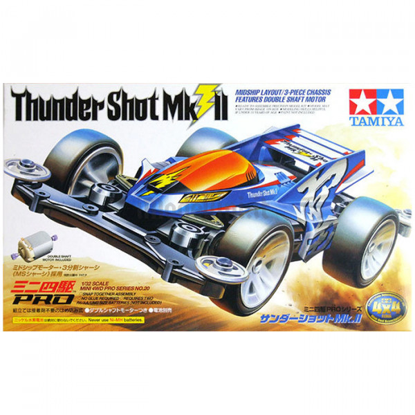 Tamiya 18620 - Mini 4WD Pro Thunder Shot Mk.II con Telaio MS