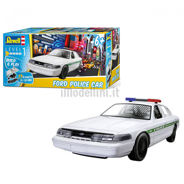 Revell 06112 - Auto in Kit Ford Police Car Build & Play 1:25