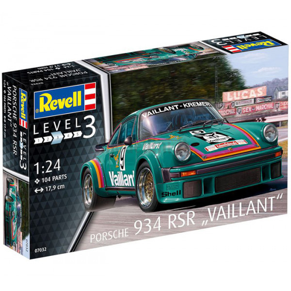 Revell 07032 - Auto in Kit Porsche 934 RSR Vaillant 1:24