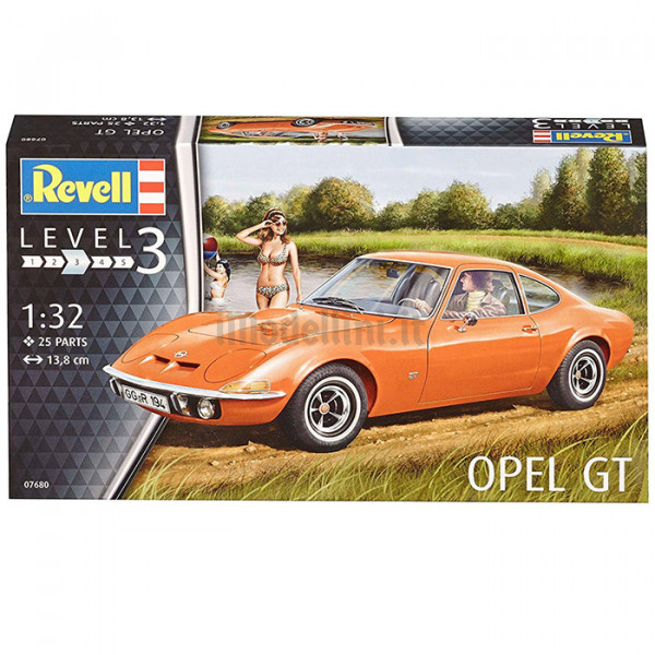 Revell 07680 - Auto in Kit Opel GT 1:32