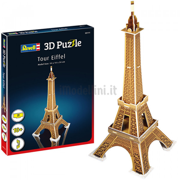 Revell 00111 - Puzzle 3D Torre Eiffel
