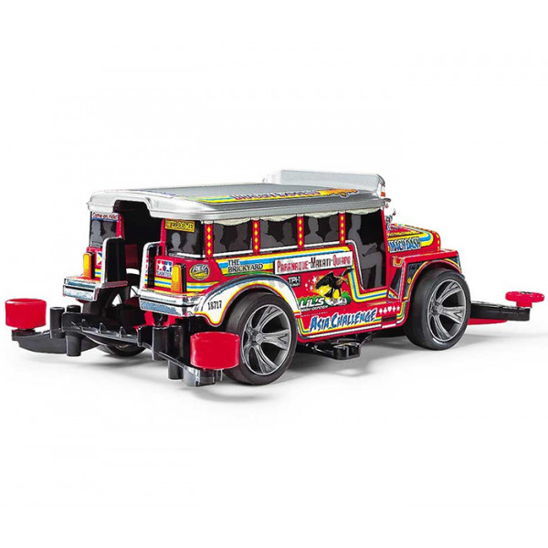 Tamiya 18717 - Mini 4WD Jr Dyipne Filippine Bus con Telaio FM-A