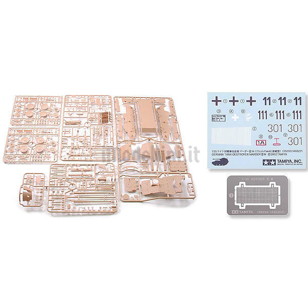 Tamiya 35255 - Cacciacarri Tedesco Marder III M - Kit 1:35