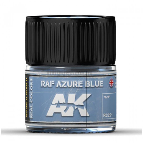 AK Interactive RC291- Vernice Acrilica AK Real Colors RAF Azure Blue 10ml