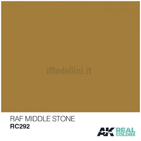 AK Interactive RC292 - Vernice Acrilica AK Real Colors RAF Middle Stone ...