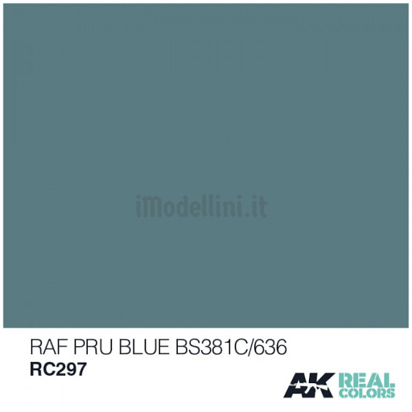 AK Interactive RC297 - Vernice Acrilica AK Real Colors RAF Pru Blue da 10ml