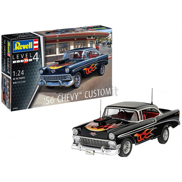 Revell 67663 - Model Set Chevy Customs '56 - Kit 1:24