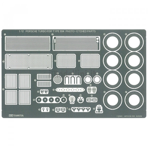 Tamiya 12055 - Porsche 934 Jagermeister 1:12 - Auto in Kit
