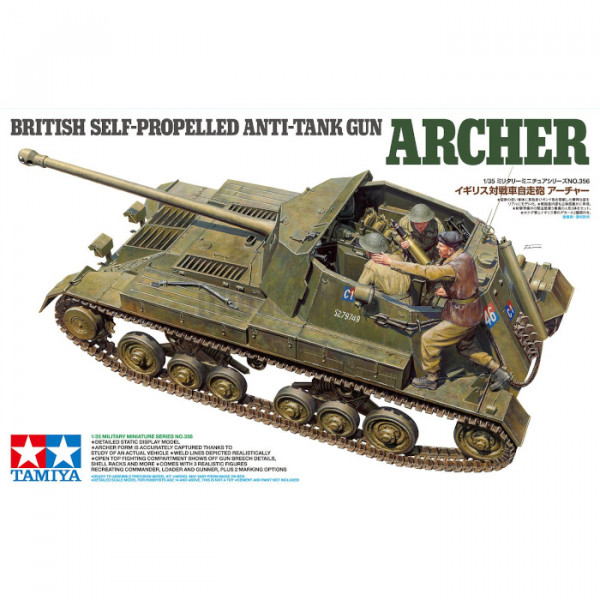Tamiya 35356 - Anticarro Britannico Archer Self Propelled 1:35