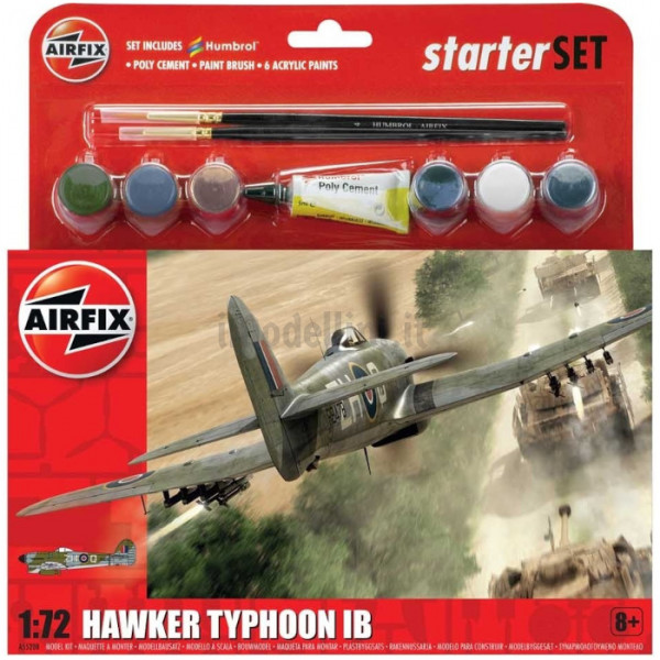 Airfix A55208 - Hawker Typhoon Mk.Ib - Aereo in Kit 1:72