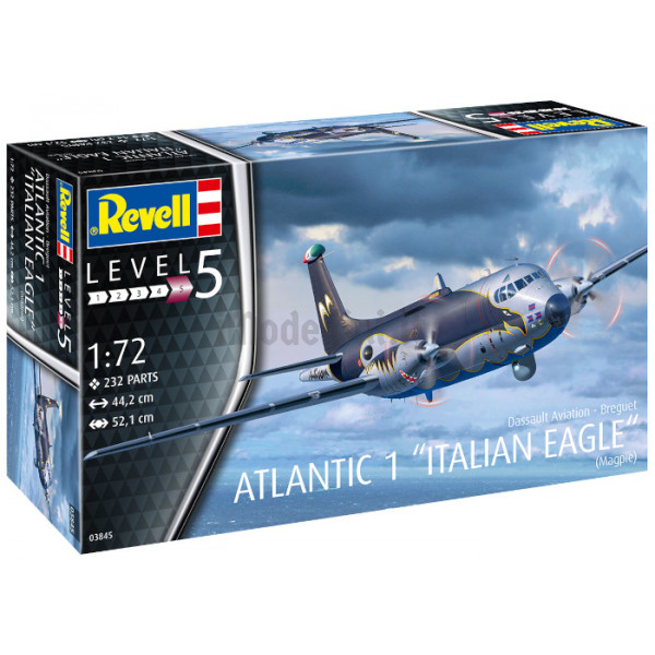 Revell 03845 - Kit Aereo Breguet Atlantic 1 Italian Eagle 1:72