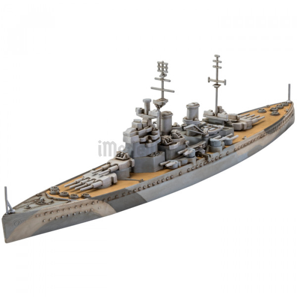 Revell 05668 - First Diorama Set Bismarck Battle - Kit 1:1200