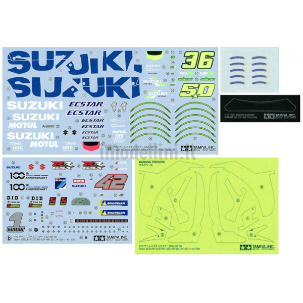 Tamiya 14139 - Moto in Kit Suzuki ECSTAR GSX-RR MotoGP 2020 1:12